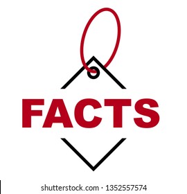 Red Vector Banner Facts Stock Vector (Royalty Free) 1352557574 ...