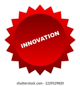 Red Vector Banner Innovation Stock Vector (Royalty Free) 1229529820 ...