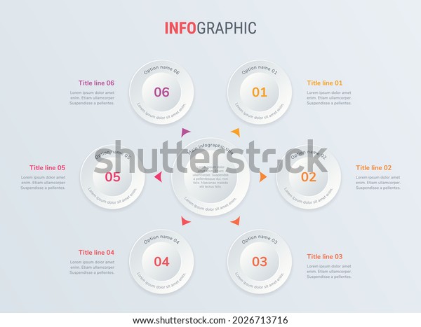 Red Vector Infographics Timeline Design Template Stock Vector (Royalty ...