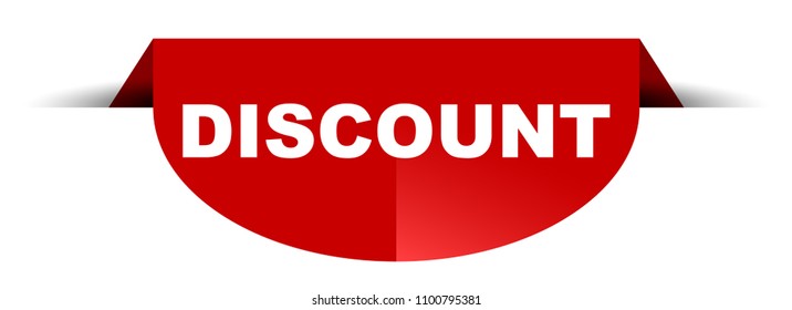 Red Vector Round Banner Innovation Stock Vector (Royalty Free) 1086997661