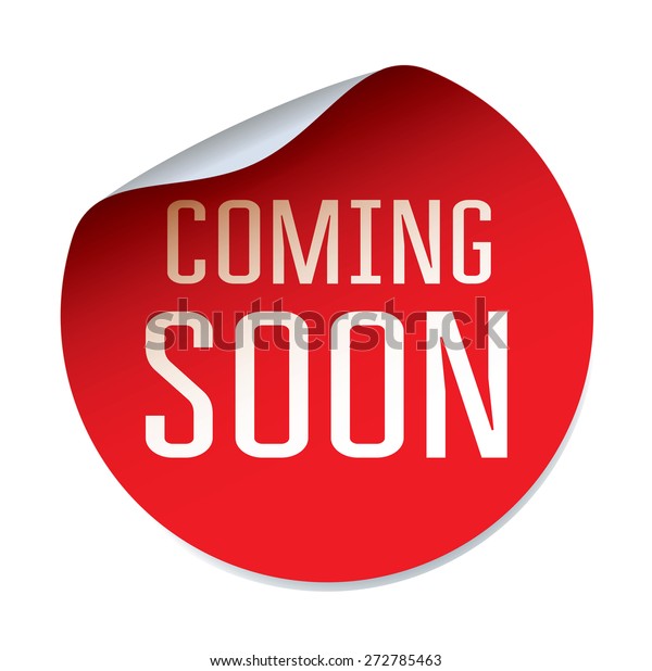 Red Vector Sticker Coming Soon Stock Vector (Royalty Free) 272785463