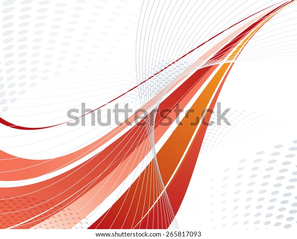 Red Vector Swoosh Abstract Design Eps10 Stock Vector (Royalty Free ...
