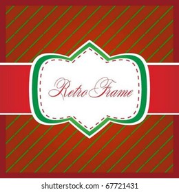 Red Vintage Frame Design Stock Vector (Royalty Free) 67721431
