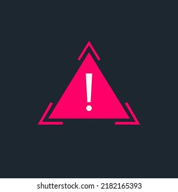 212 Exclaimation mark red triangle Images, Stock Photos & Vectors ...