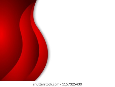 Red Wave Cover Design Stock Vector (Royalty Free) 1157325430 | Shutterstock