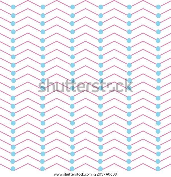 Red Wavy Lines On White Background Stock Vector (Royalty Free ...