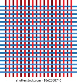 Red White Blue Plaid Pattern Stock Vector (Royalty Free) 1862888746 ...