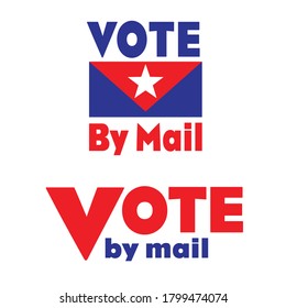 Election Banner Vote Card Poster American Stock Vector (Royalty Free ...