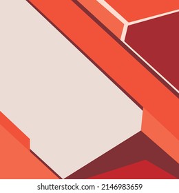 Red White Color Vector Poster Background Stock Vector (Royalty Free ...