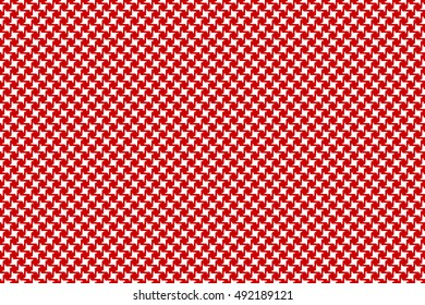 Red White Fabric Seamless Pattern Vector Stock Vector (Royalty Free ...