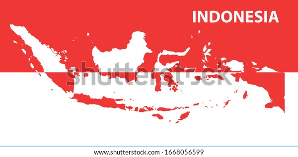 1,207 Indonesia Map Red White Stock Vectors, Images & Vector Art ...