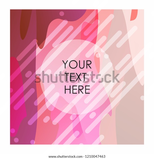 Red White Mix Color Background Typography Stock Vector (Royalty Free ...