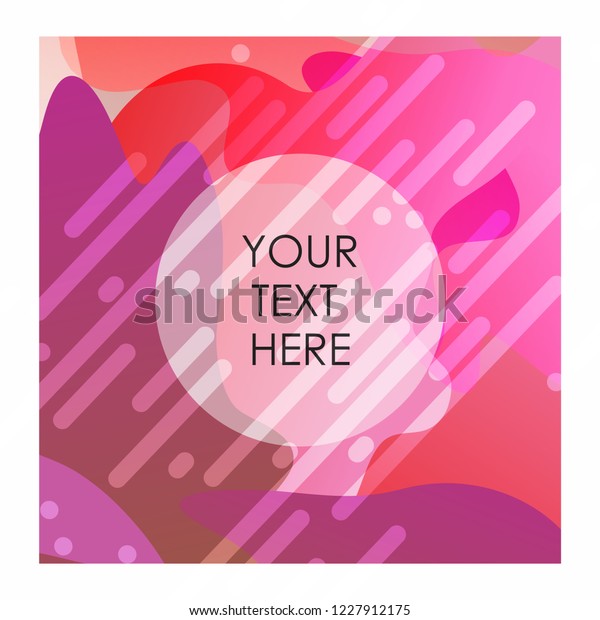 Red White Mix Color Background Typography Stock Vector (Royalty Free ...