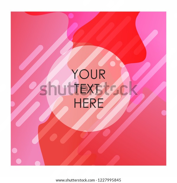 Red White Mix Color Background Typography Stock Vector (Royalty Free ...