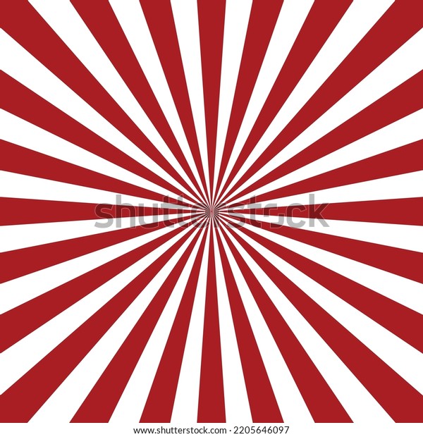 Red White Sunburst Background Rays Rays Stock Vector (Royalty Free ...