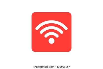 Red Wifi Icon 스톡 벡터(로열티 프리) 405605167 | Shutterstock