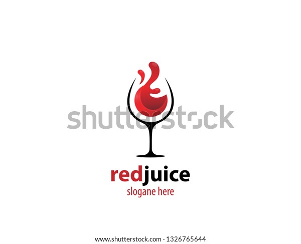 Red Wine Logo Stock Vector (Royalty Free) 1326765644 | Shutterstock