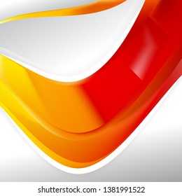 Red Yellow Background Design Template Vector Stock Vector (Royalty Free ...
