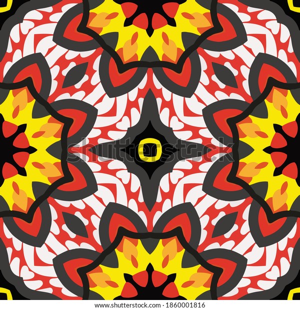Red Yellow Orange Grey Black White Stock Vector (Royalty Free ...