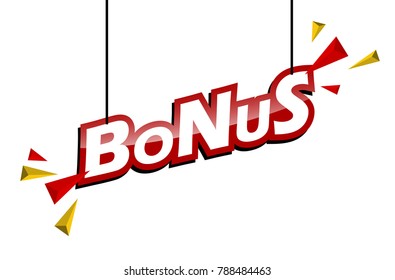 Red Yellow Tag Bonus Stock Vector (Royalty Free) 788484463 | Shutterstock