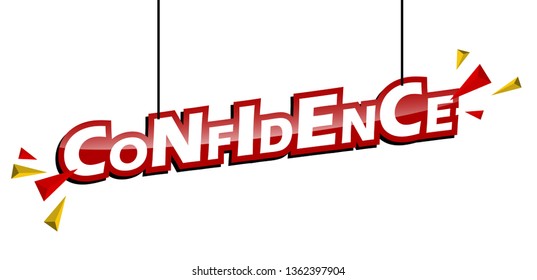 Red Yellow Tag Confidence Stock Vector (Royalty Free) 1362397904 ...