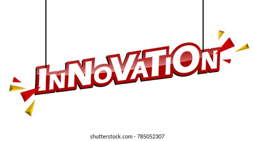 Red Yellow Tag Innovation Stock Vector (Royalty Free) 785052307 ...