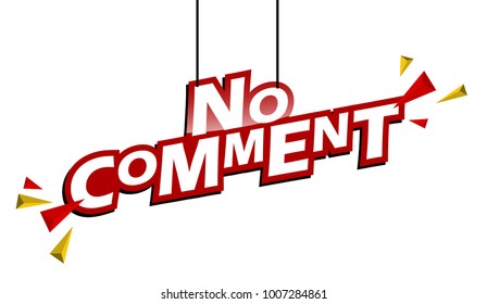 Red Yellow Tag No Comment Stock Vector (Royalty Free) 1007284861 ...