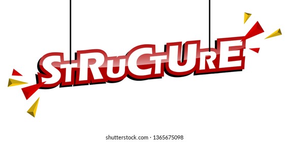 Red Yellow Tag Structure Stock Vector (Royalty Free) 1365675098 ...