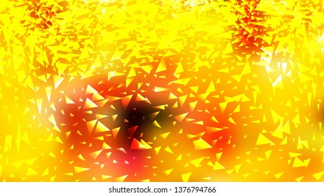 Red Yellow Triangle Background Vector Illustration Stock Vector ...