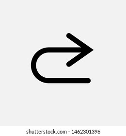 Undo Icon Back Return Illustration Simple Stock Vector (Royalty Free ...