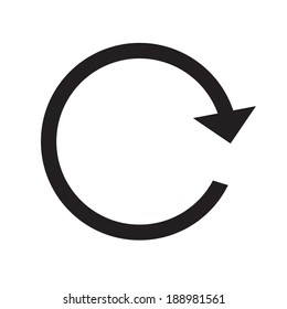 Redo Symbols Vector On White Background 스톡 벡터(로열티 프리) 188981561 ...
