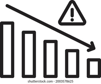 Reduce Business Risk Icon Vector Image Stock Vector (Royalty Free ...