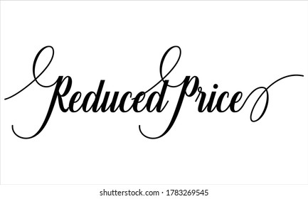 Reduced Price Script Calligraphic Typography Cursive Stock Vector ...
