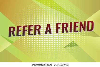 Refer Friend Word Concept Vector Illustration Stock Vector (Royalty ...