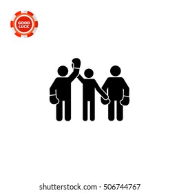 Referee Boxers Boxing Concept Icon Stock Vector (Royalty Free) 593226998