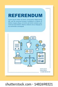 505 Leaflet election layout design template Images, Stock Photos ...