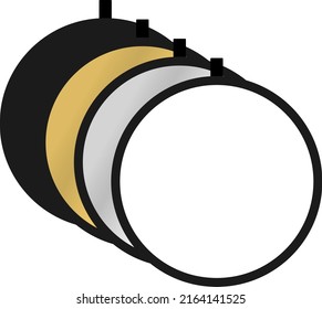 Reflector Board Isolated Vector Illustration Stock Vector (Royalty Free ...