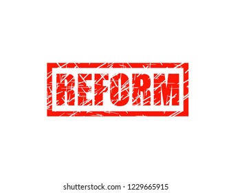 Reform Red Stamp Stock Vector (Royalty Free) 1229665915 | Shutterstock