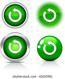 Refresh Beautiful Buttons Vector Illustration Stock Vector (Royalty ...