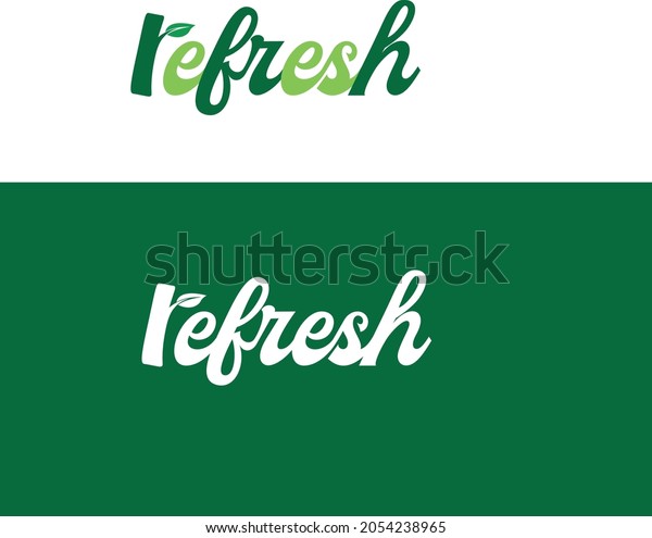 Refresh Logo Special Charecter R Stock Vector (Royalty Free) 2054238965 ...