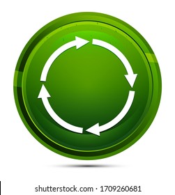 395 Update icon green glossy round button Images, Stock Photos ...