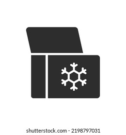Refrigerated Container Icon Vector Illustration Stock Vector (Royalty ...