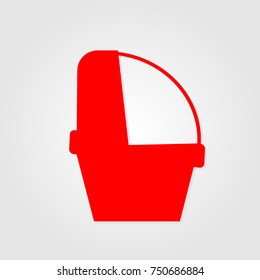 Refrigerated Display Case Icon Vector Illustration Stock Vector ...