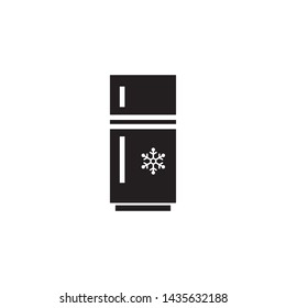 Refrigerator Icon Vector Freezer Icon Refrigerator Stock Vector ...