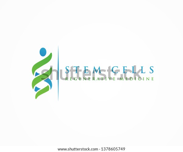 Regenerative Medicine Logo Design Stock Vector (Royalty Free) 1378605749