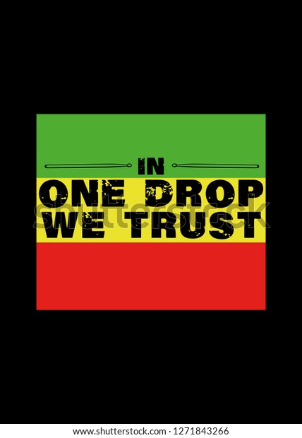 Vector de stock (libre de regalías) sobre Reggae Rasta Drums One Drop ...
