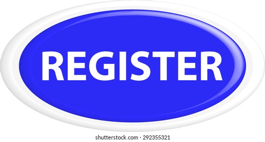 Register Button Oval Shape 3d Stock Vector (Royalty Free) 292355321 ...
