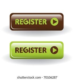 Positive Negative Button Style Banners Stock Vector (Royalty Free) 85337845