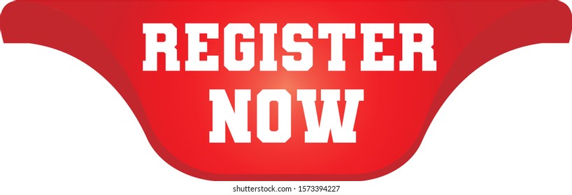 Register Now Icon Template Color Editable Stock Vector (Royalty Free ...