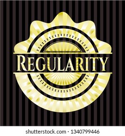 Regularity Gold Shiny Badge Stock Vector (Royalty Free) 1340799446 ...